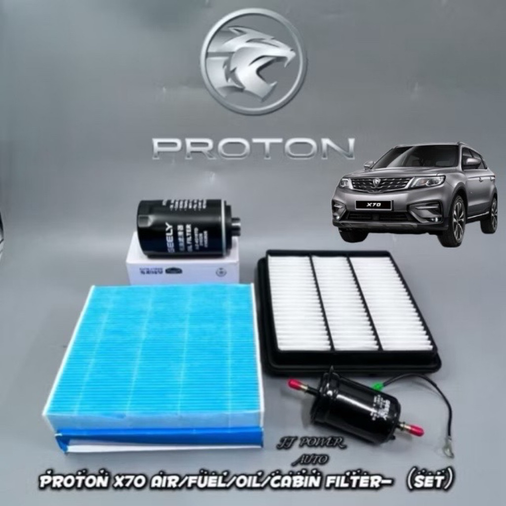PROTON X70（CBU） AIR/FUEL/OIL/CABIN FILTER—SET | Shopee Malaysia