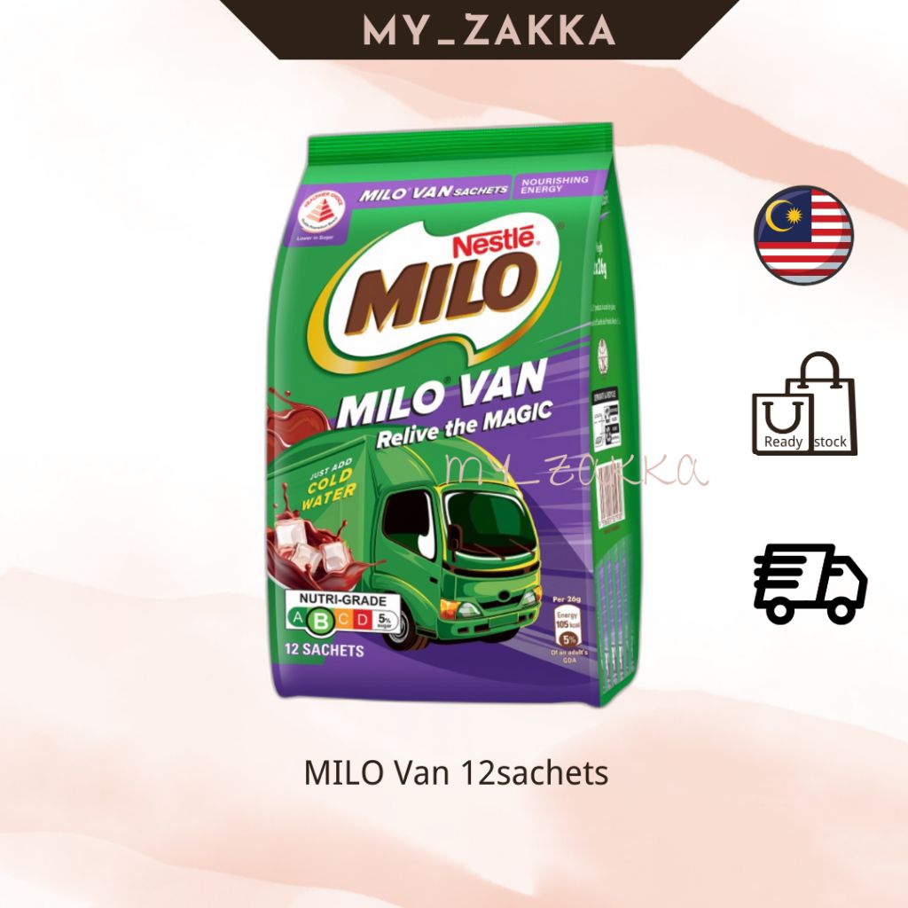 MILO Van Sachets (12sachets x 26g) | Shopee Malaysia