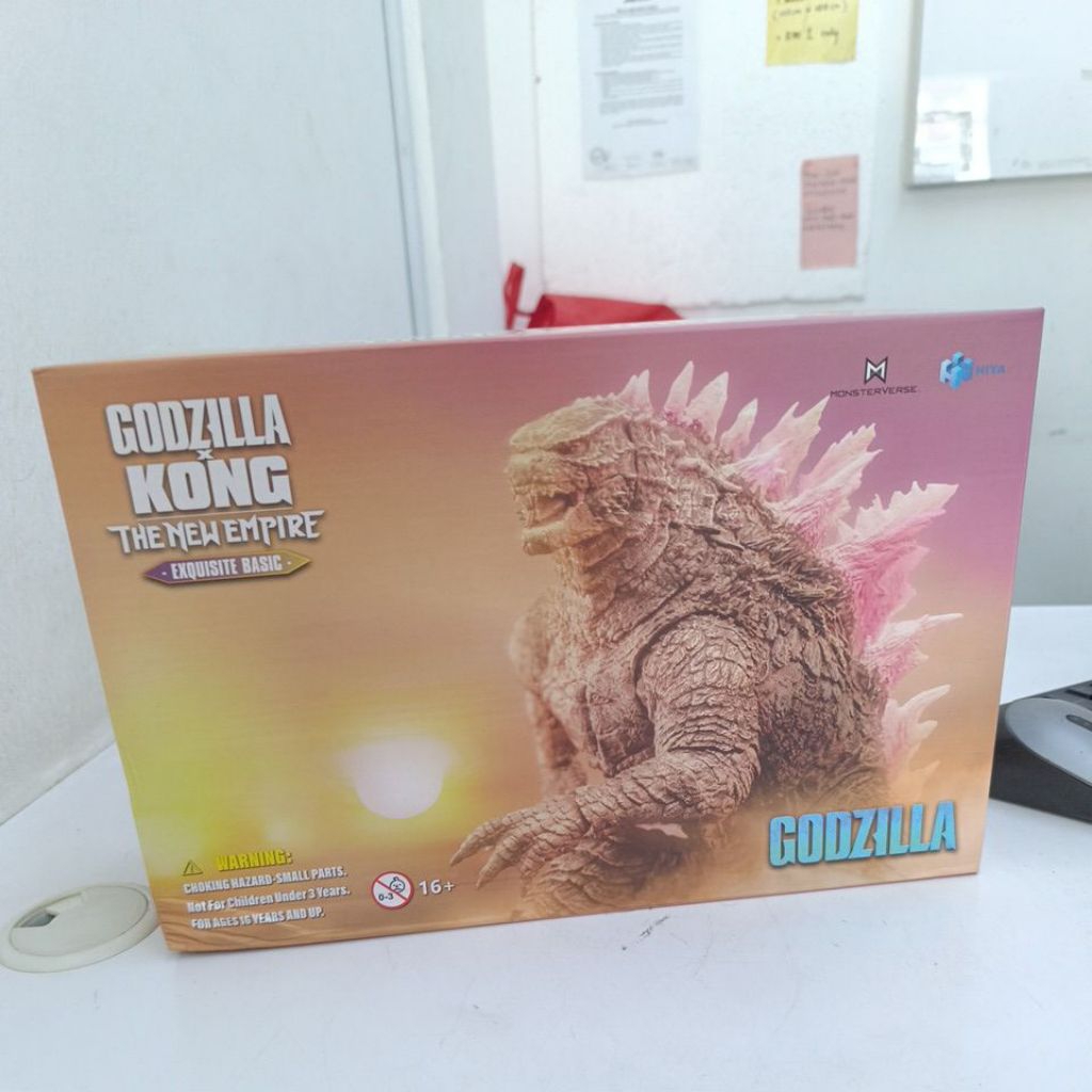【READY STOCK 】HIYA TOYS Exquisite Basic Godzilla Evolved Ver 7 Inches Action Figure Pink ...