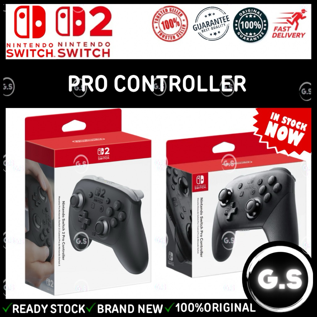 🔥PROMO🔥Nintendo Switch Official Pro Controller | Shopee Malaysia