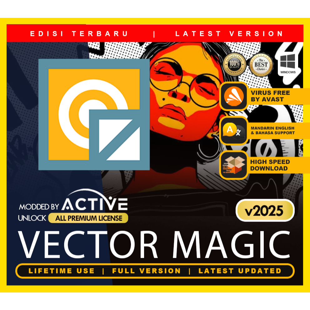 💻 Vector Magic Desktop Edition 2025 | Windows | Full Version | Lifetime License | Shopee Malaysia