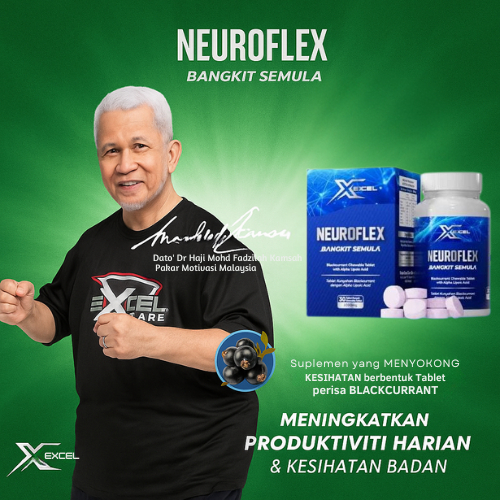 Neuroflex - Bangkit Semula EXCEL – Tablet Kunyah Blackcurrant untuk ...
