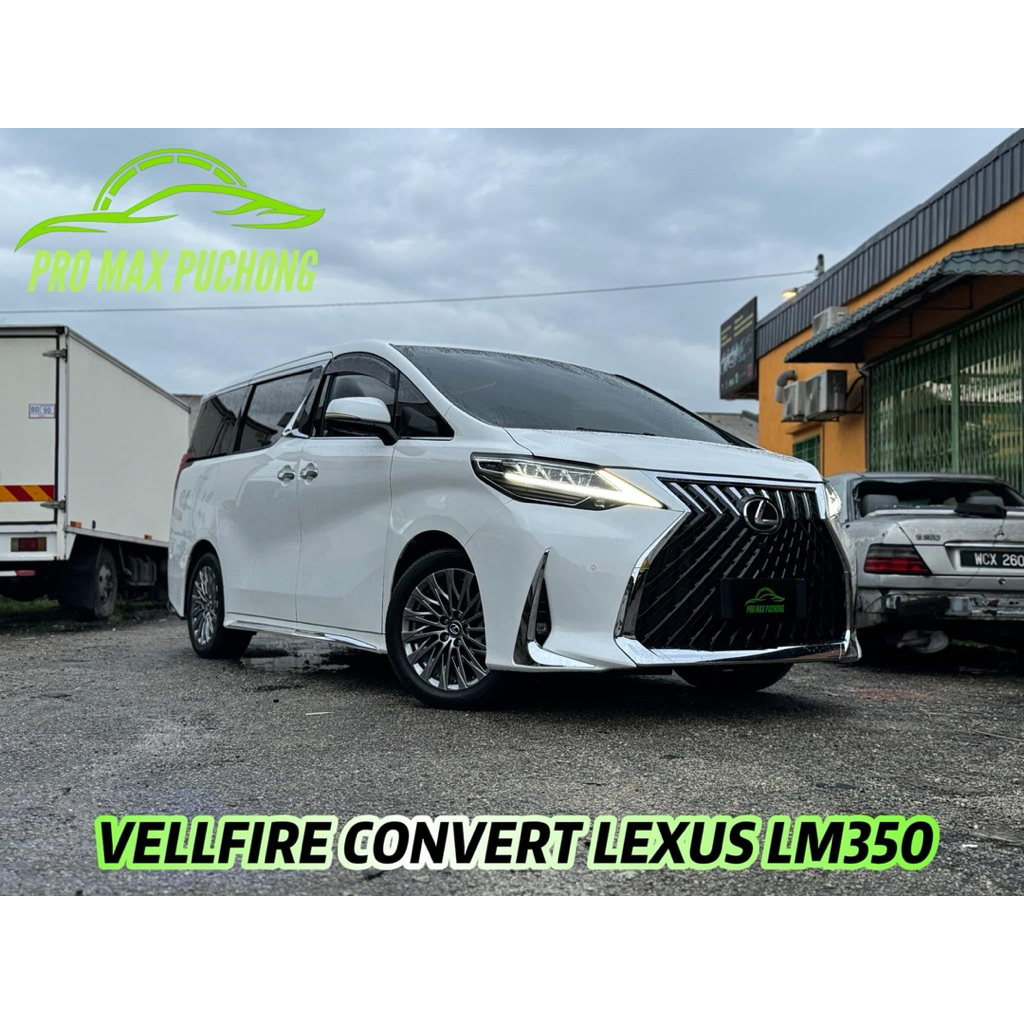 TOYOTA ALPHARD VELLFIRE CONVERT LEXUS LM350 BODYKIT BUMPER HEAD LAMP TAIL LAMP SIDE PANEL LM300H ...