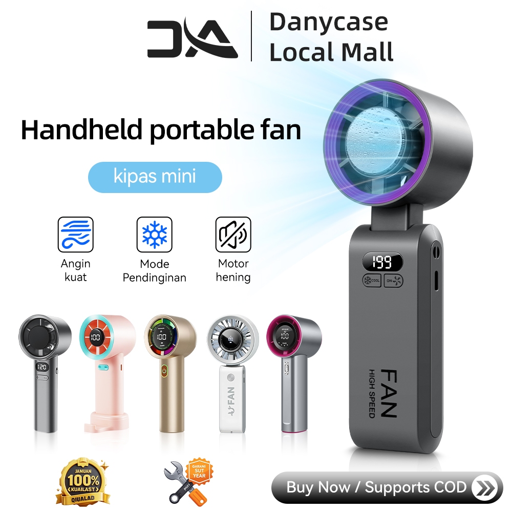 Kipas Mini Portable Fan Kipas Aircond 199 Gears Handheld Fan Kipas Mini ...