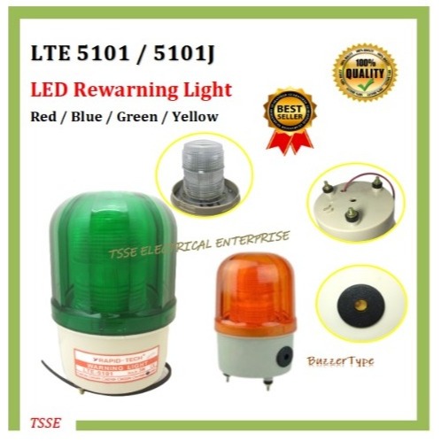 LTE-5101 4" LED Rewarning Light AC240v 4 Inch LED Light Stobe Flashing ...