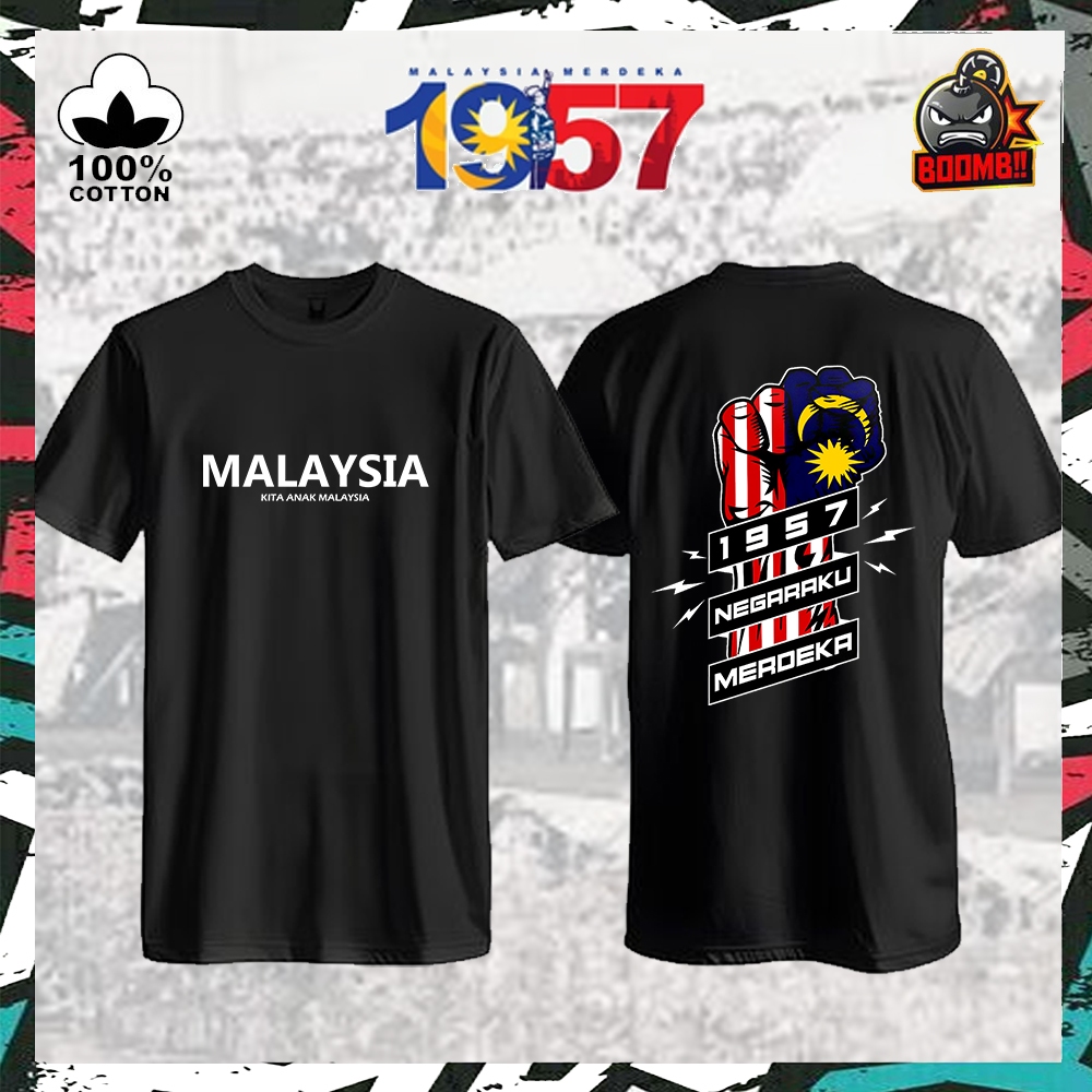 🔥100% PREMIUM COTTON🔥 1957 MERDEKA MALAYSIA Viral Tshirt T Shirt Tee ...