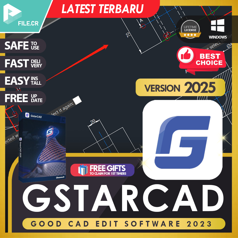GstarCAD Pro 2025 💯 EASY INSTALL 💯 LIFETIME PREMIUM 💯 FAST DELIVERY 💯 ...