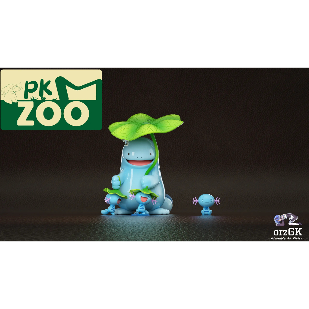 ZOO Studio - Quagsire Evolution Set Pokémon Resin Statue GK Anime ...