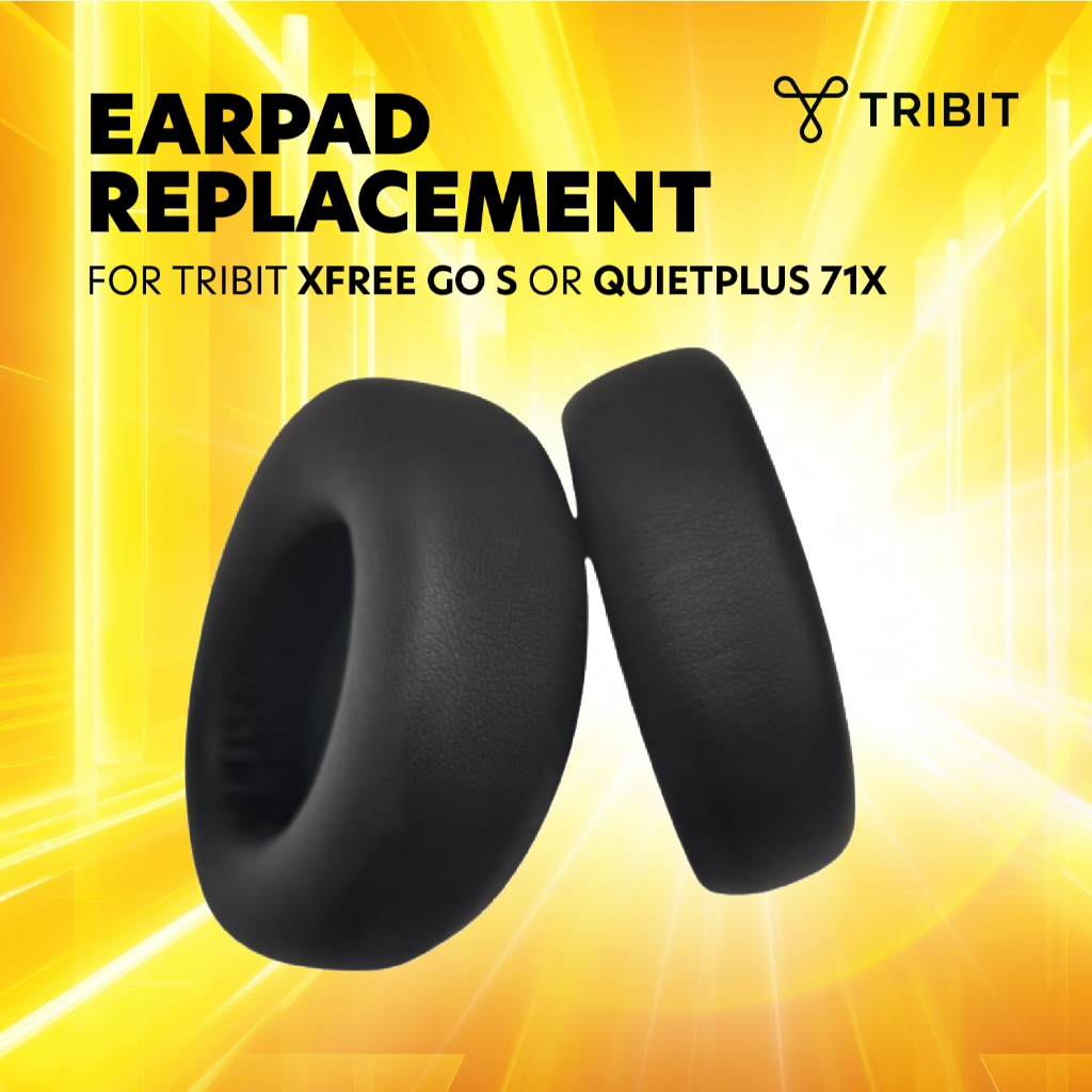 Tribit Ear Pad Replacement for Xfree Go S Headphone / QuietPlus 71X ...