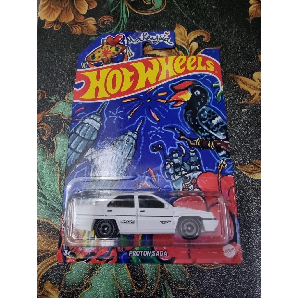 Hot Wheels Proton Saga Burung (White) | Shopee Malaysia