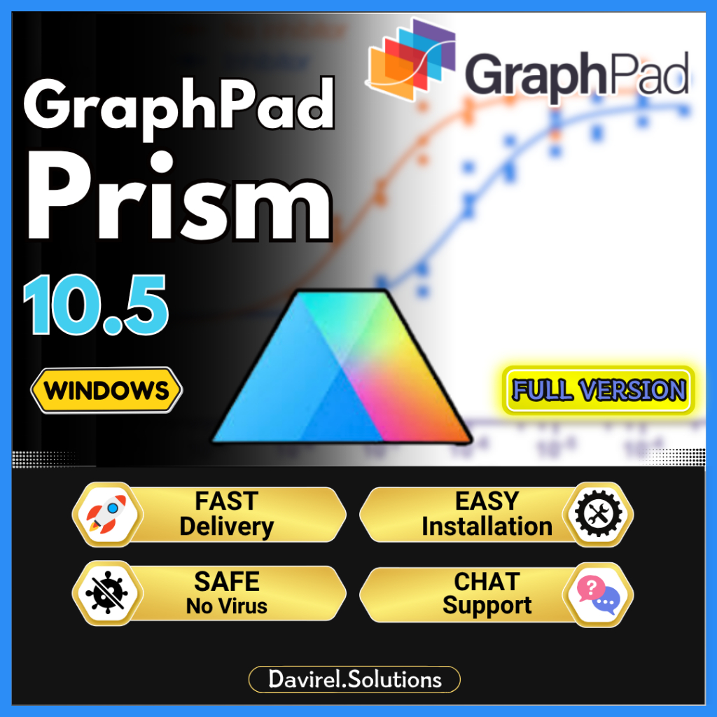 GraphPad Prism 10.5 Full Version For Win 64 | Shopee Malaysia