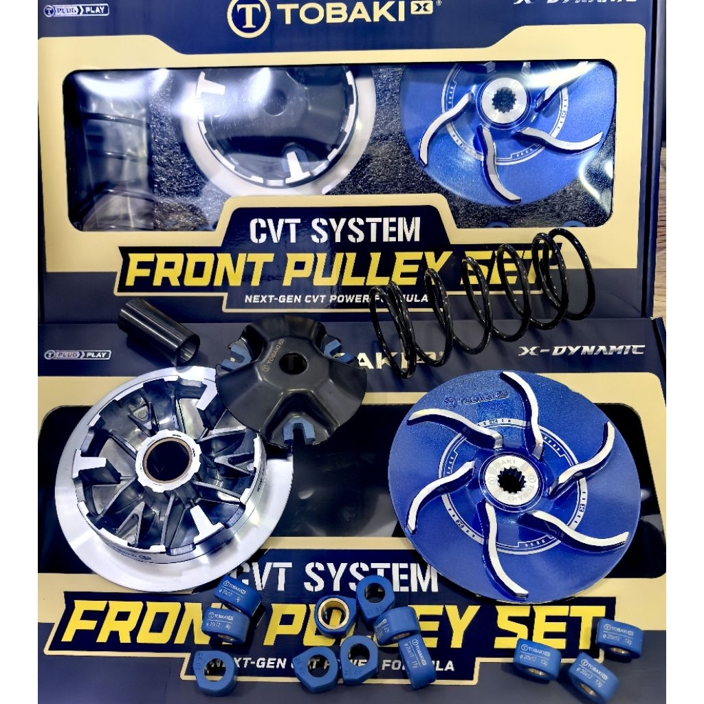 TOBAKI NMAX NVX 155 CVT SYSTEM FRONT PULLEY COMPLATE FULL SET RACING X ...