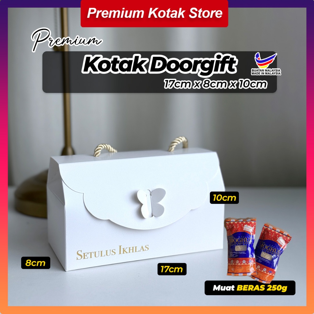 YJL Kotak Kahwin Doorgift Perkahwinan Eksklusif Wedding Gift Box ...