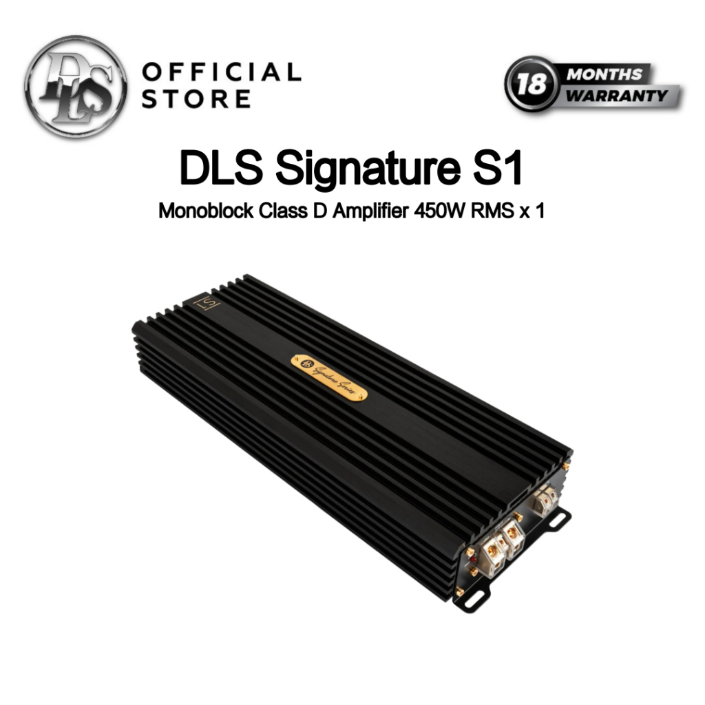 DLS Signature Series S1 - Monoblock Class D Amplifier 450W RMS x 1 Designed by Gordon Taylor ...