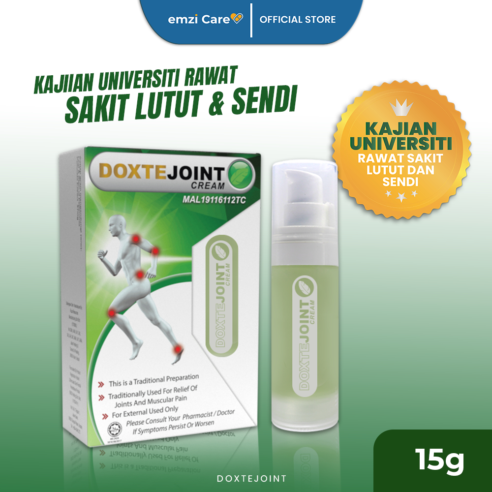 EMZI CARE | Doxtejoint Cream Original HQ | Krim Sakit Sendi, Lutut ...