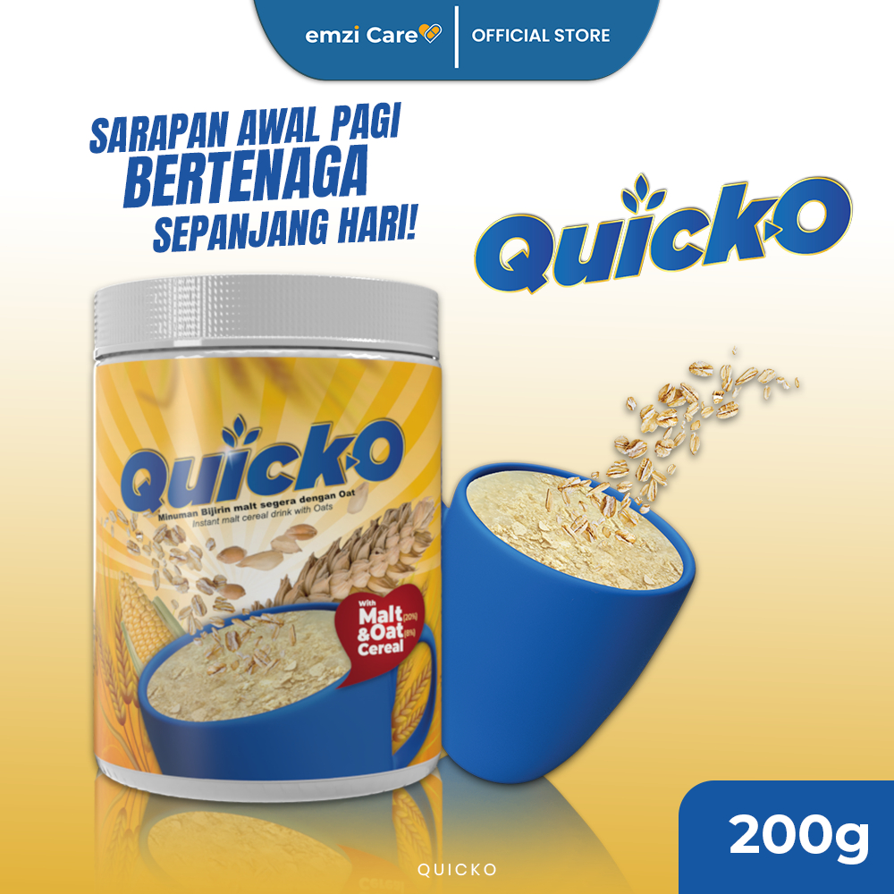 EMZI CARE | Quick O Original HQ | Minuman Bijirin Malt Segera Dengan ...