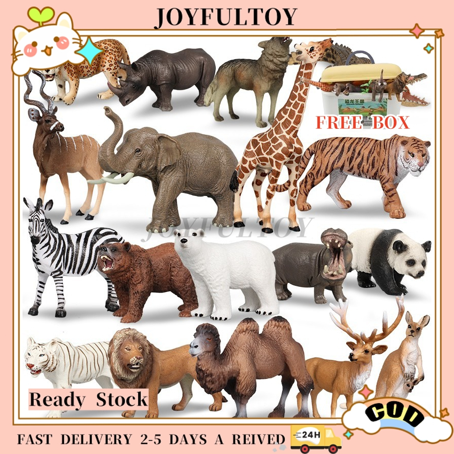 New wild animal garden simulation solid animal figure storage model ...