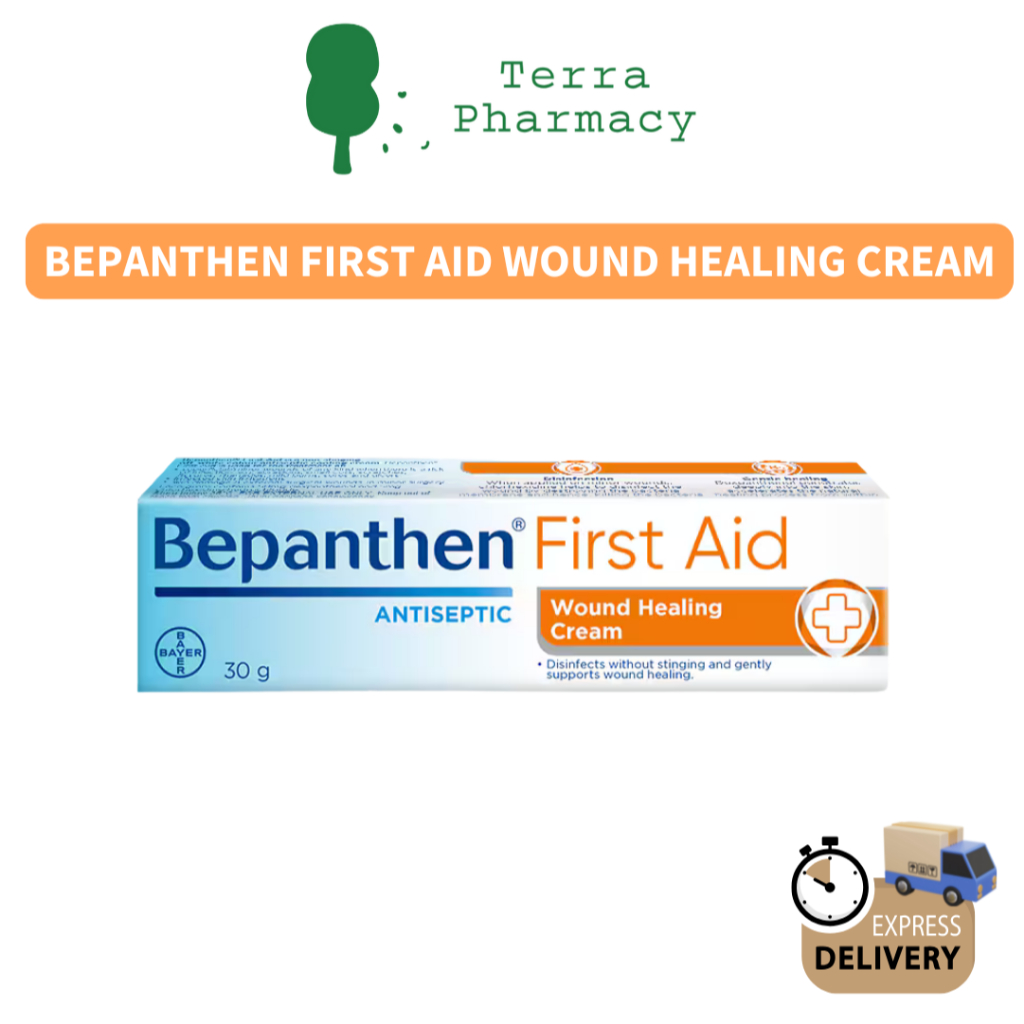BEPANTHEN First Aid Cream Antiseptic Wound Healing Cream 30g | Shopee ...