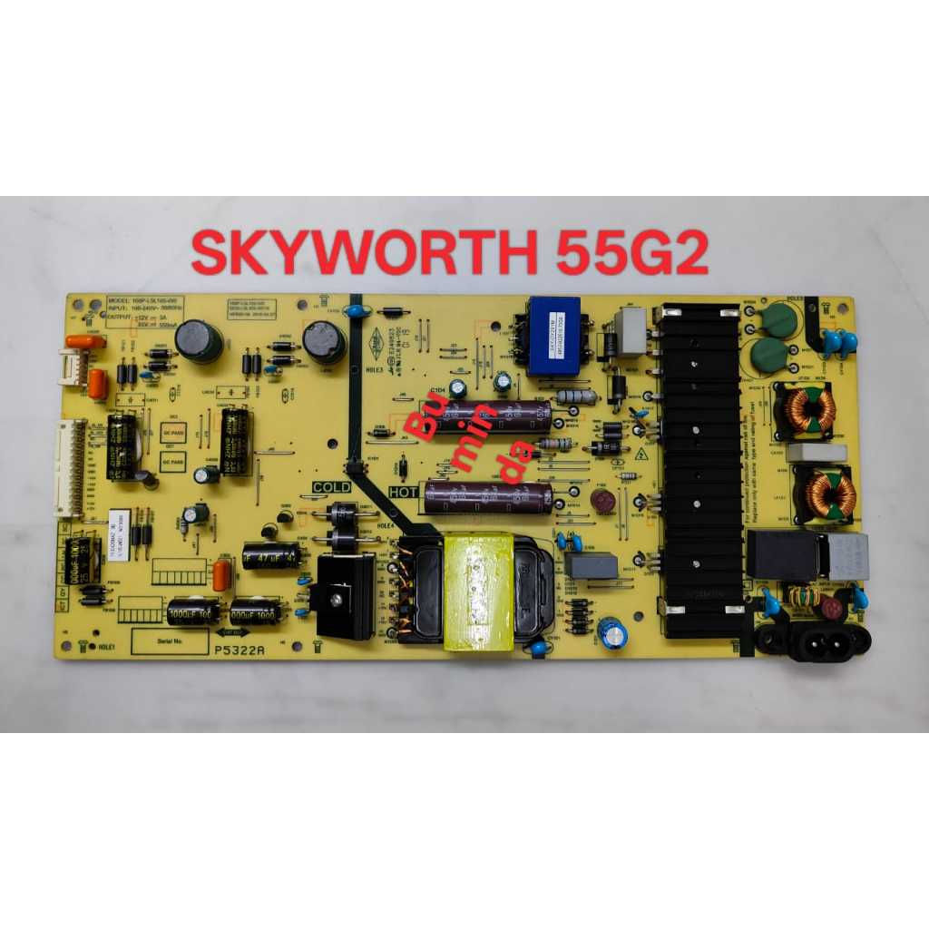 SKYWORTH POWER BOARD 55G2 (168P-L5L105-W0) POWER BOARD /POWER SUPPLY TV ...