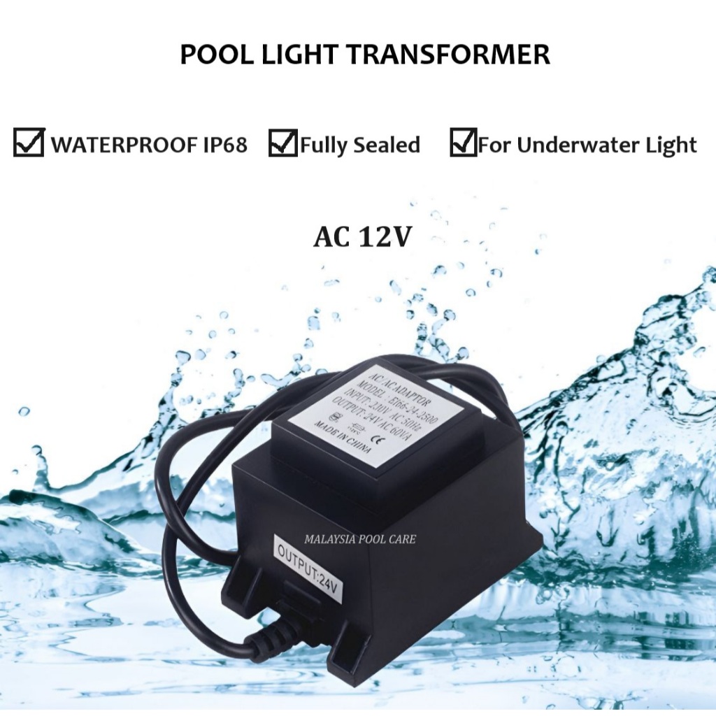 Mypoolux Swimming Pool Light Transformer 20W / 30W / 80W / 100W / 200W ...