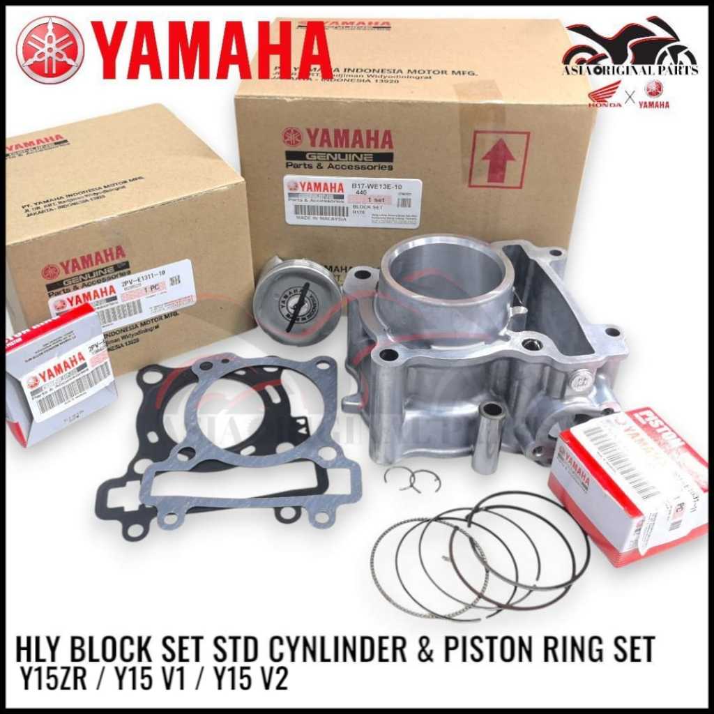 ORIGINAL HONG LEONG YAMAHA Y15ZR V1 V2 Y15 CYLINDER BLOCK STD BLOK SET 57MM DAN GASKET CYLINDER ...
