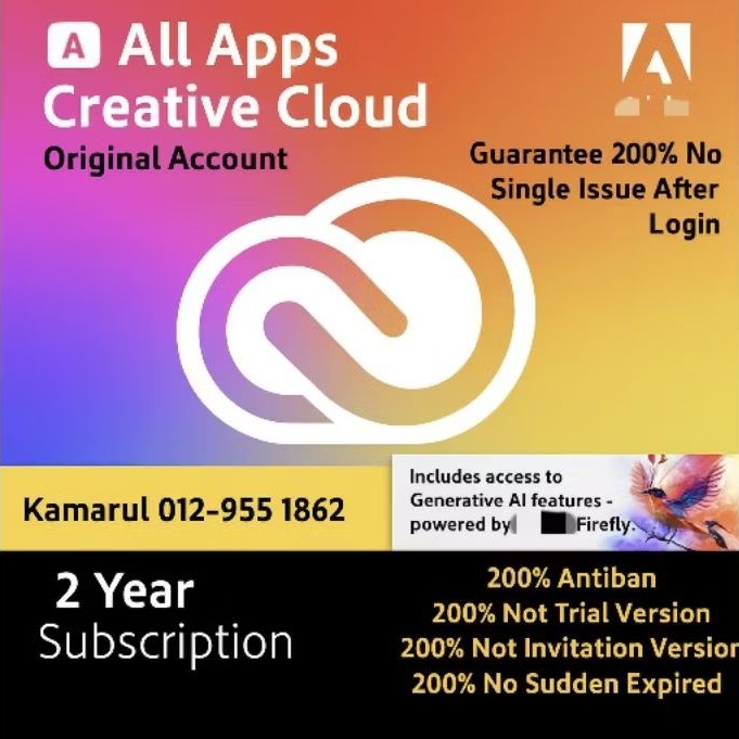 Adobe Professional All Apps Package – 2 Year Subscription | Shopee Malaysia