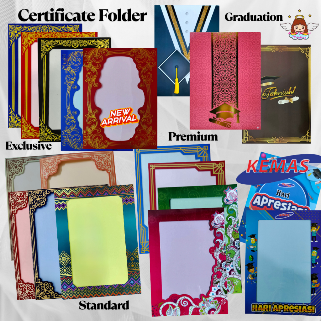 Sijil Holder Graduation Certificate Folder Certificate Holder A4 ...