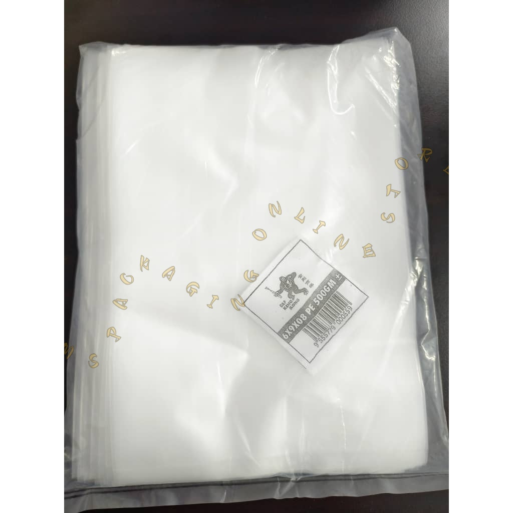 【PE 500gm±】「03 / 08 」PE Clear Plastic Bag / Frozen Bag / Plastic Lembut ...