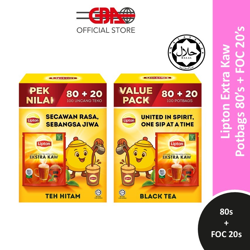 Lipton Extra Kaw Potbags 80’s FOC 20’s | Shopee Malaysia