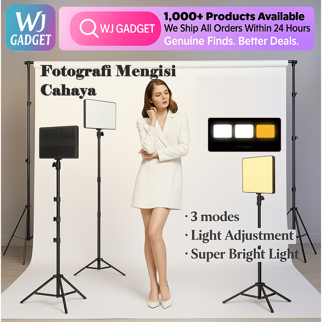 Photo Studio LED Light Fill Lamp Light Panel 3200-6000k Photography ...