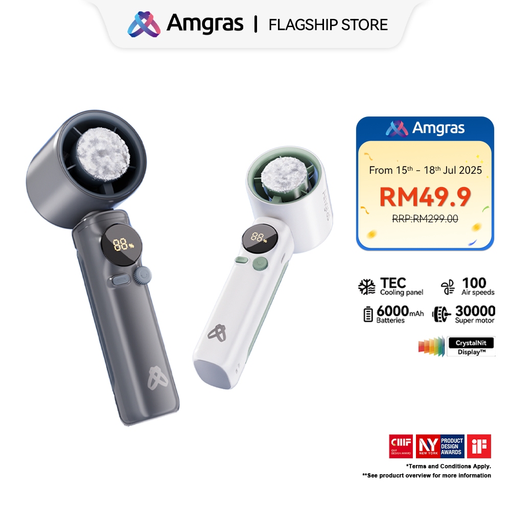 Amgras MetaHeld Fan Pro Portable Turbo Fan High Speed kipas mini fan ...