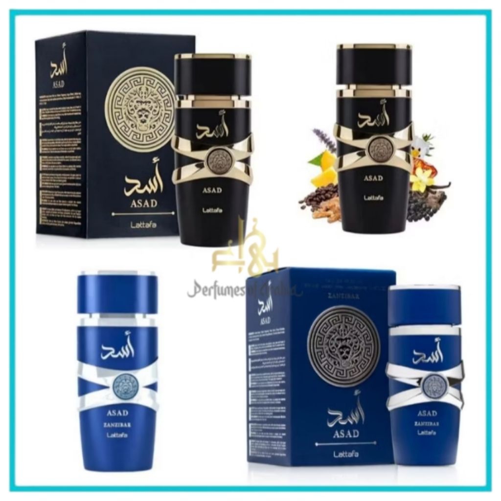 Asad Black / Asad Zanzibar Perfume By Lattafa Edp 100ml This Items 100% ...