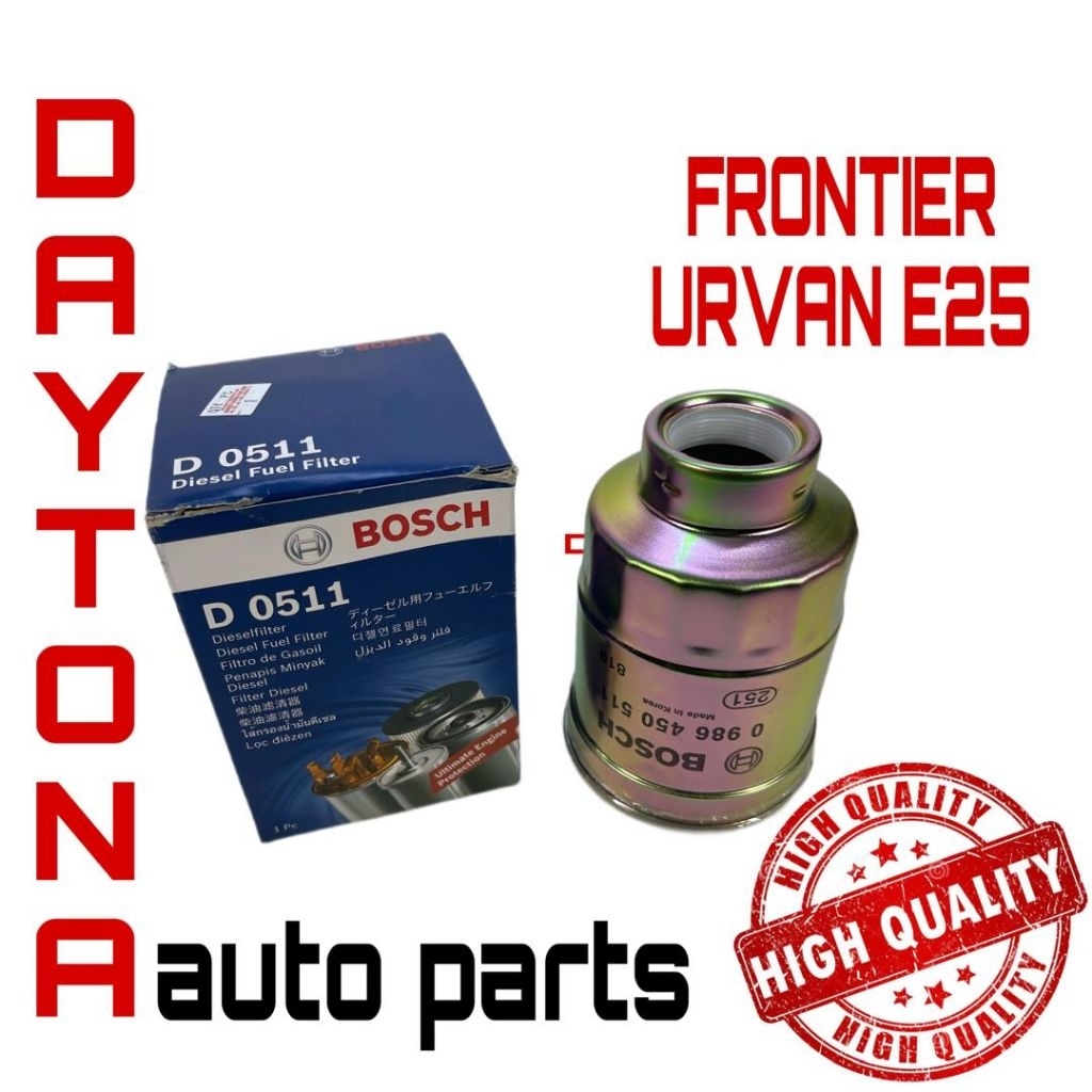 NISSAN FRONTIER D22 URVAN E25 FUEL FILTER BOSCH | Shopee Malaysia