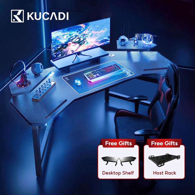 KUCADI Quality Gaming Table Carbon Fiber Gaming Table Computer Desk ...