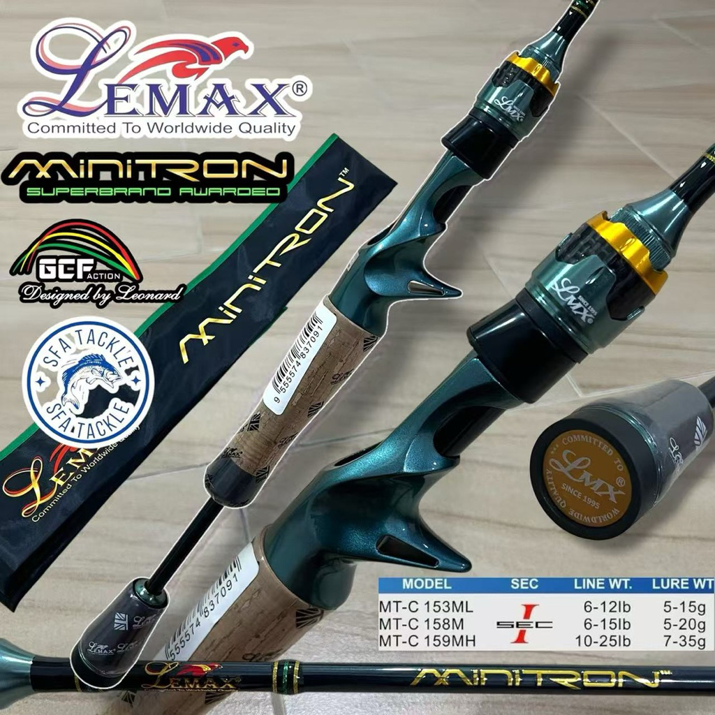 LEMAX MINITRON CASTING FISHING ROD ONE PIECE | Shopee Malaysia