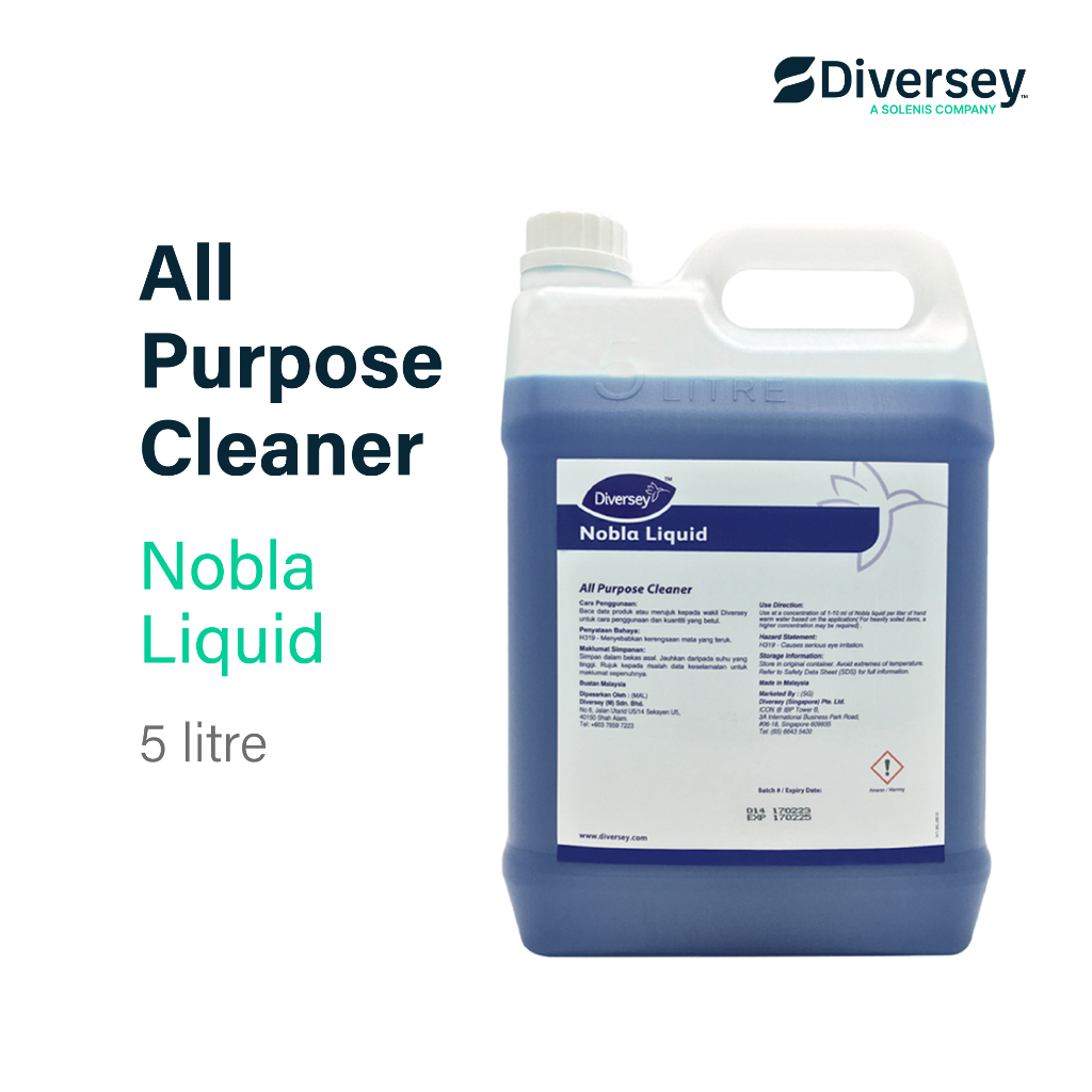 DIVERSEY Nobla Liquid All Purpose Cleaner McD Trusted, Kitchen ...