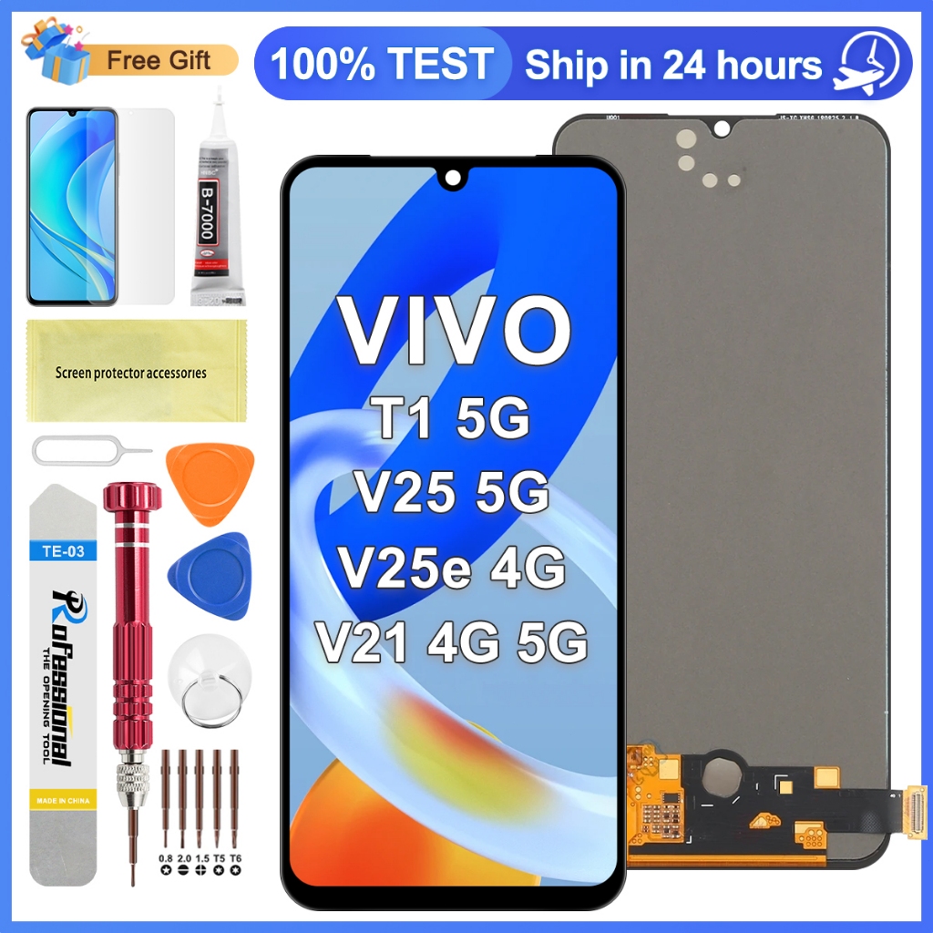 TFT LCD for VIVO V21 4G/ V21 5G/ V25 5G/ V25e 4G/ T1 5G /T1 PRO 5G ...