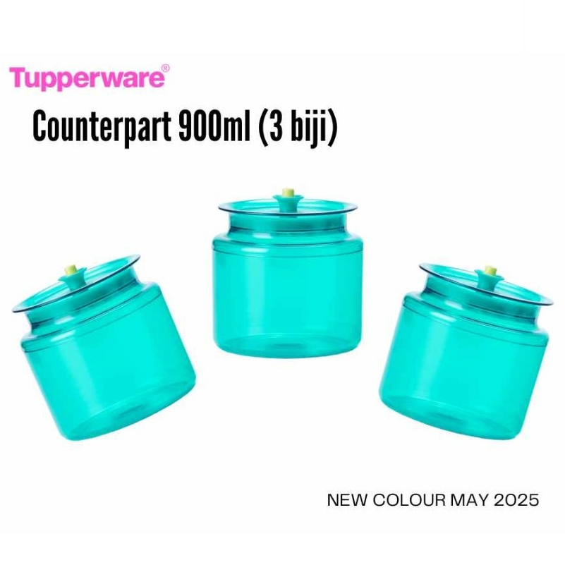 Tupperware Counterpart 900ml Balang Kuih Raya Kedap Udara Air Tight ...