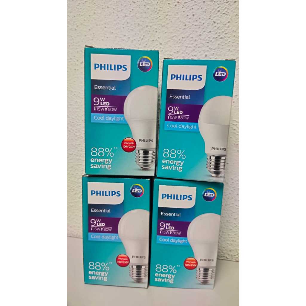 Philips essential 9w led cool daylight | Shopee Malaysia