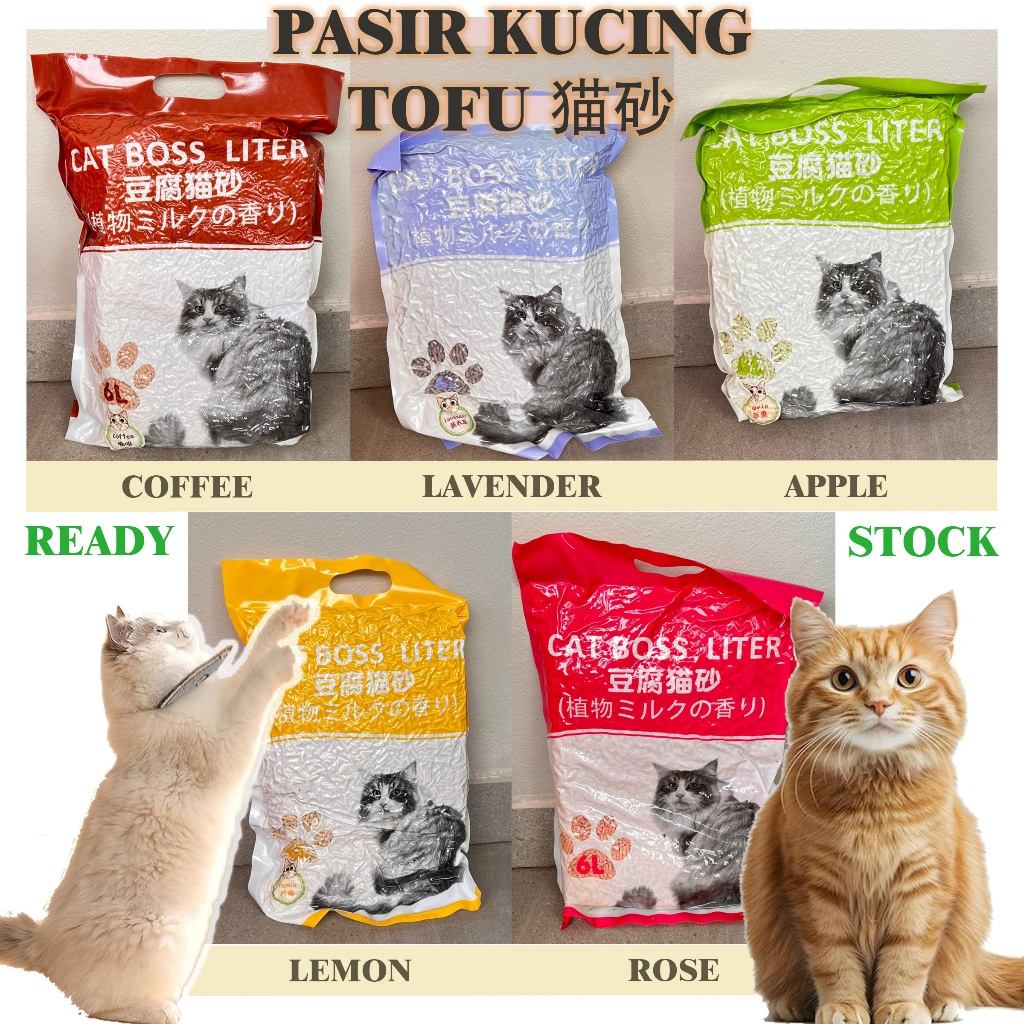 【CLEARANCE】 SALE murah！Pasir Kucing Tofu 6L | Tofu Cat Litter | 豆腐猫砂 ...
