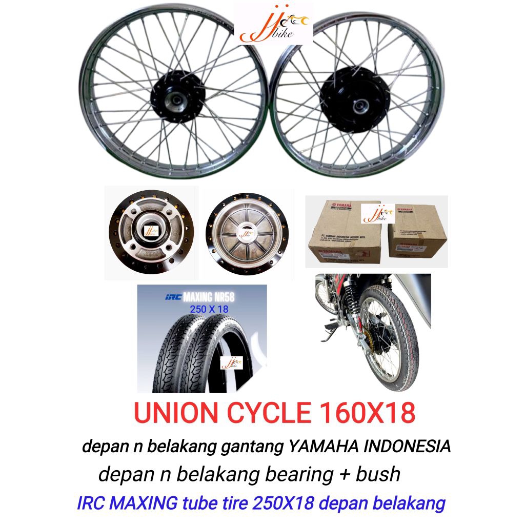 UNION CYCLE RIM 160X18 siap balancing RXZ | Shopee Malaysia
