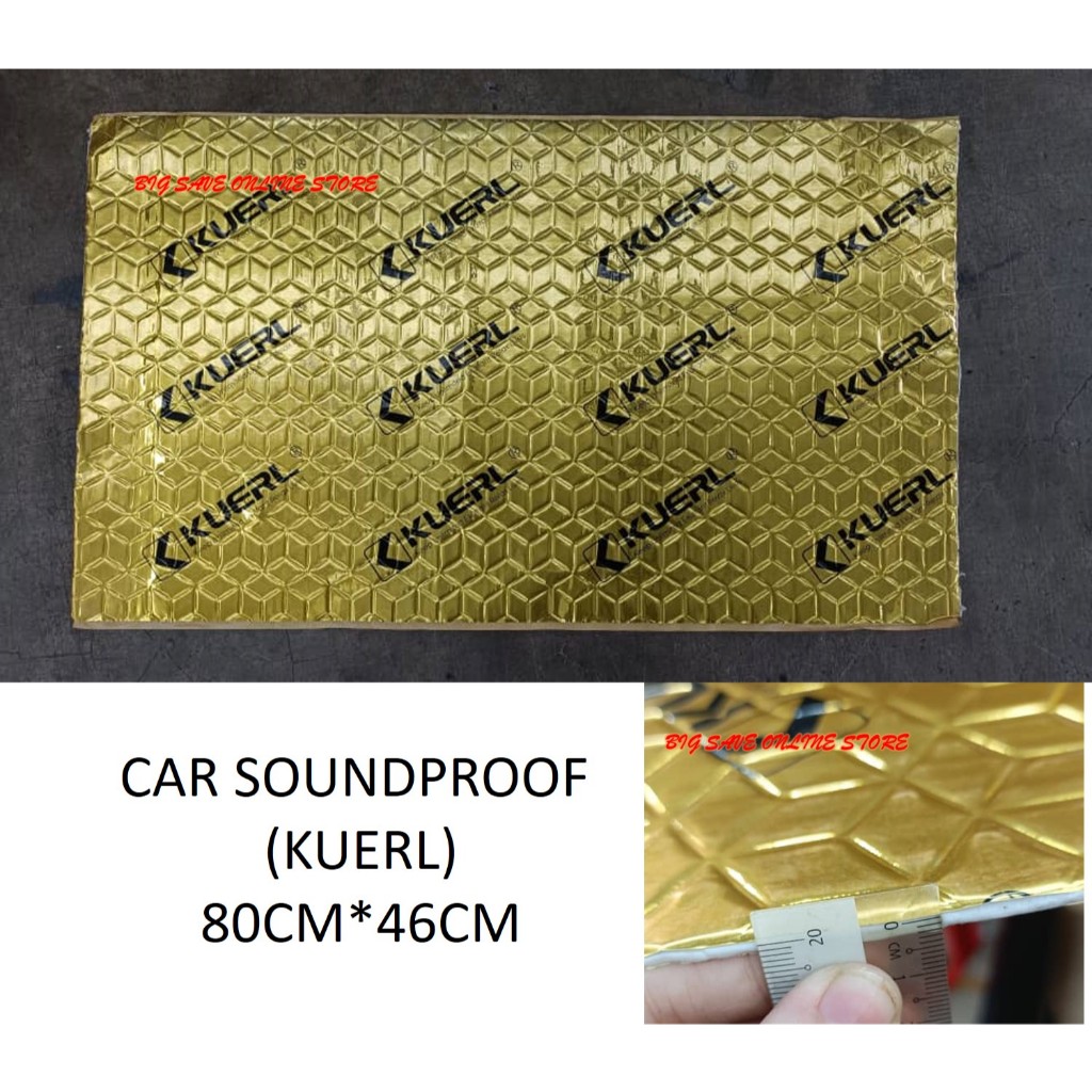 KUERL Car SoundProof 80cm x 46cm Sound Proofing Insulation Heat Mat ...