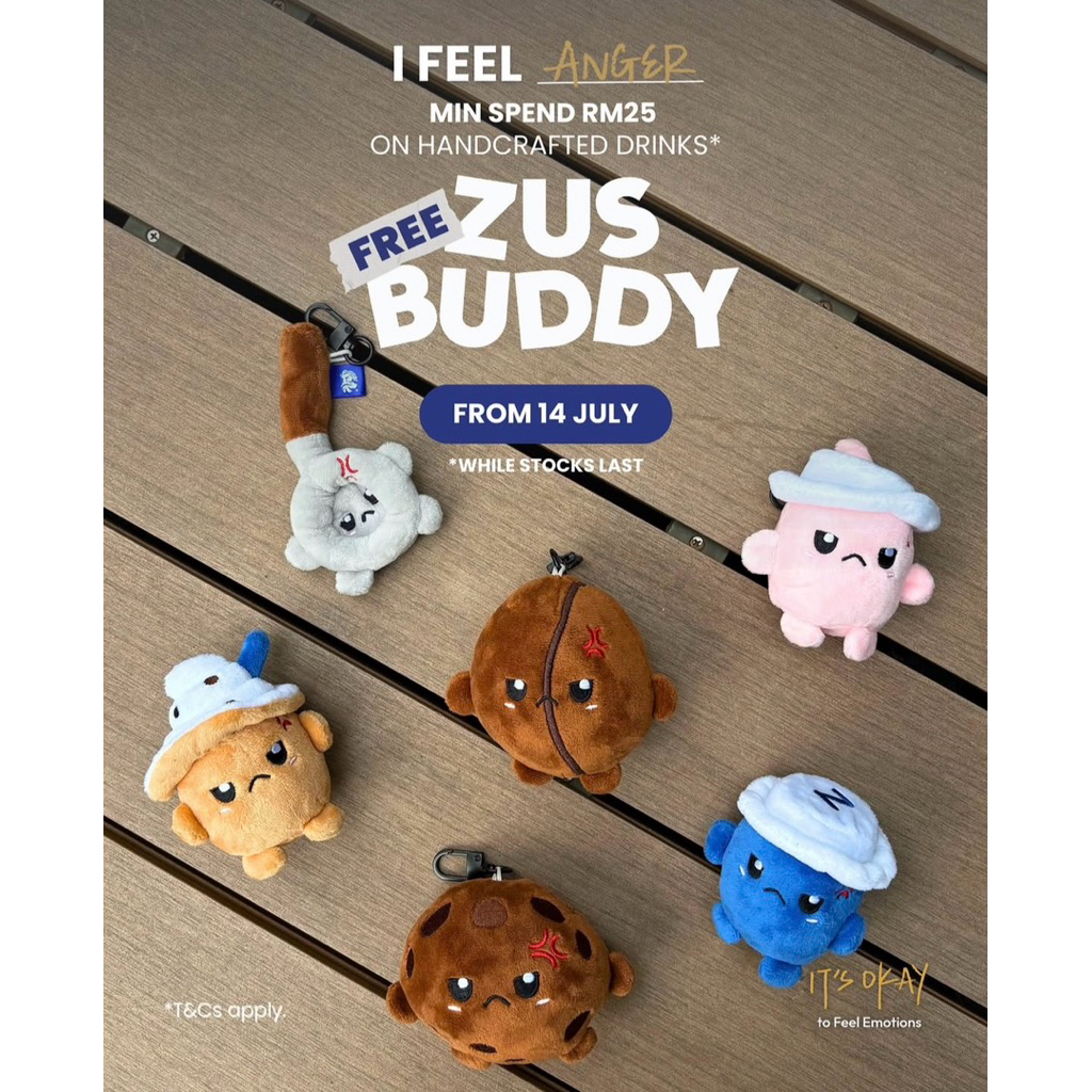 ZUS Buddy It’s Okay to Feel Emotions | Shopee Malaysia