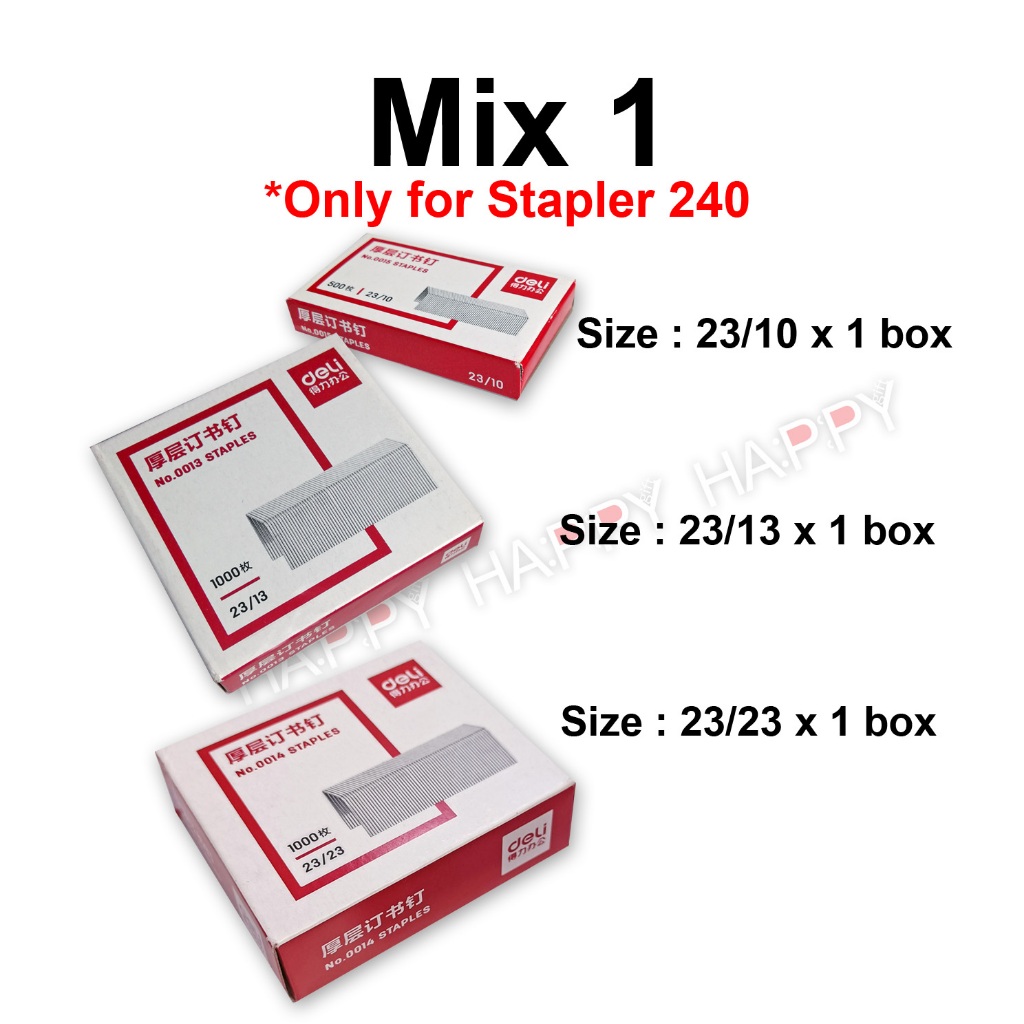 Staple / Stapler Bullets (size: 23/23, 23/13 , 23/10) Heavy Duty ...