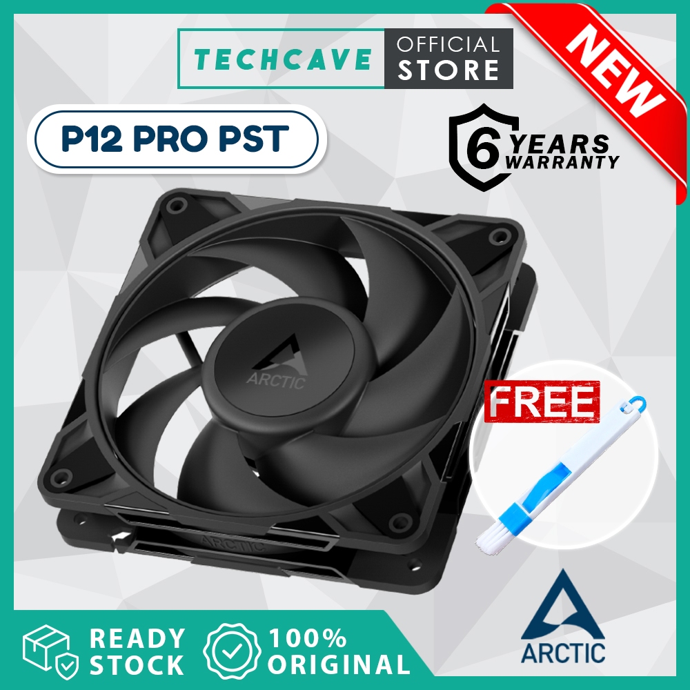 (New) Arctic P12 Pro PST ARGB PC Case Cooling Fan - Black / White ...