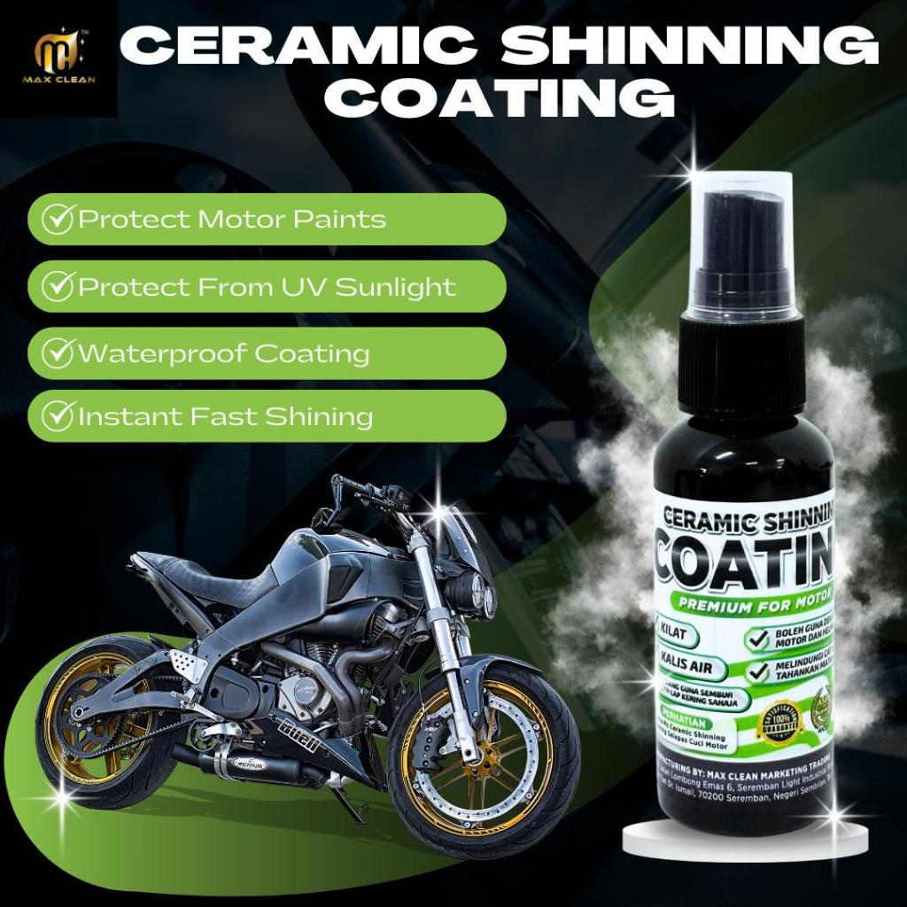 「Max Clean」Ceramic Shining Coating Motor 50 ML | Shopee Malaysia