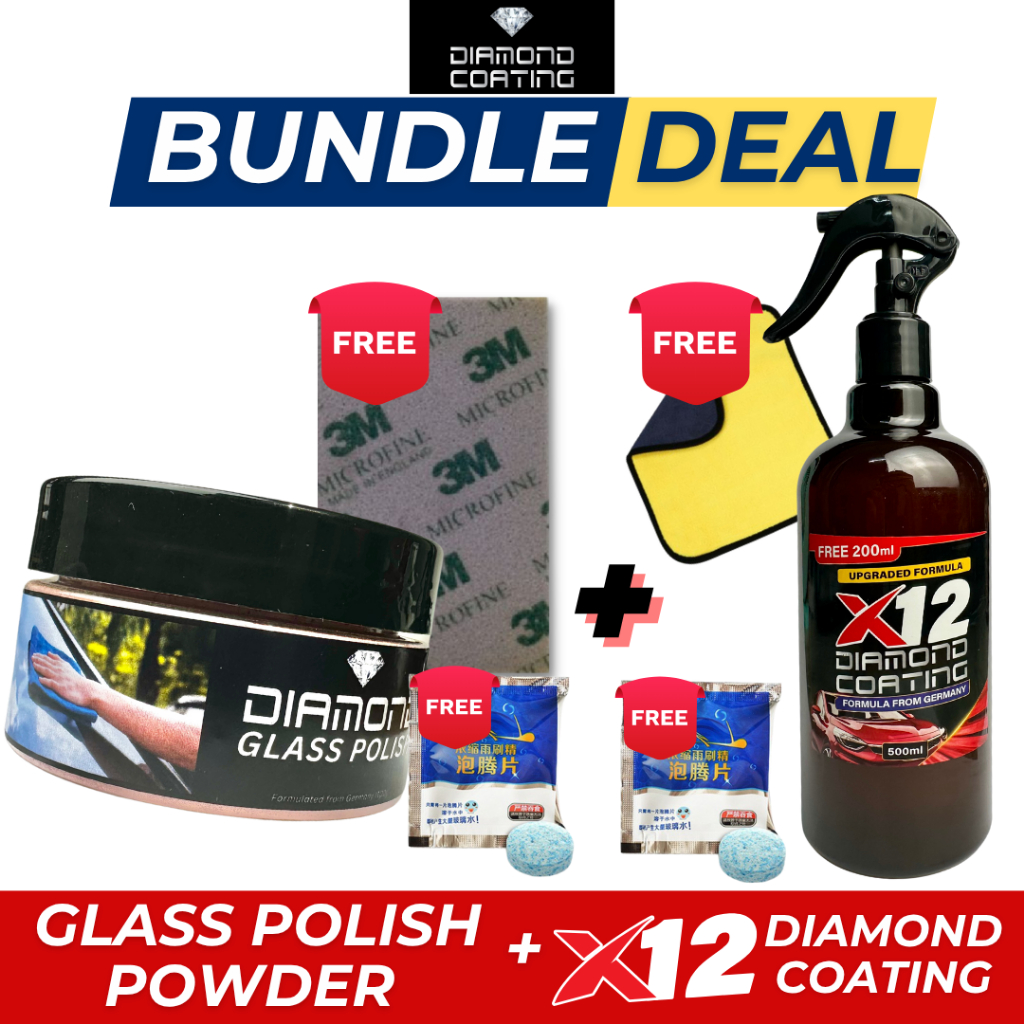 [SUPER COMBO] X12 DIAMOND COATING AND DIAMOND GLASS POLISH WATERMARK ...