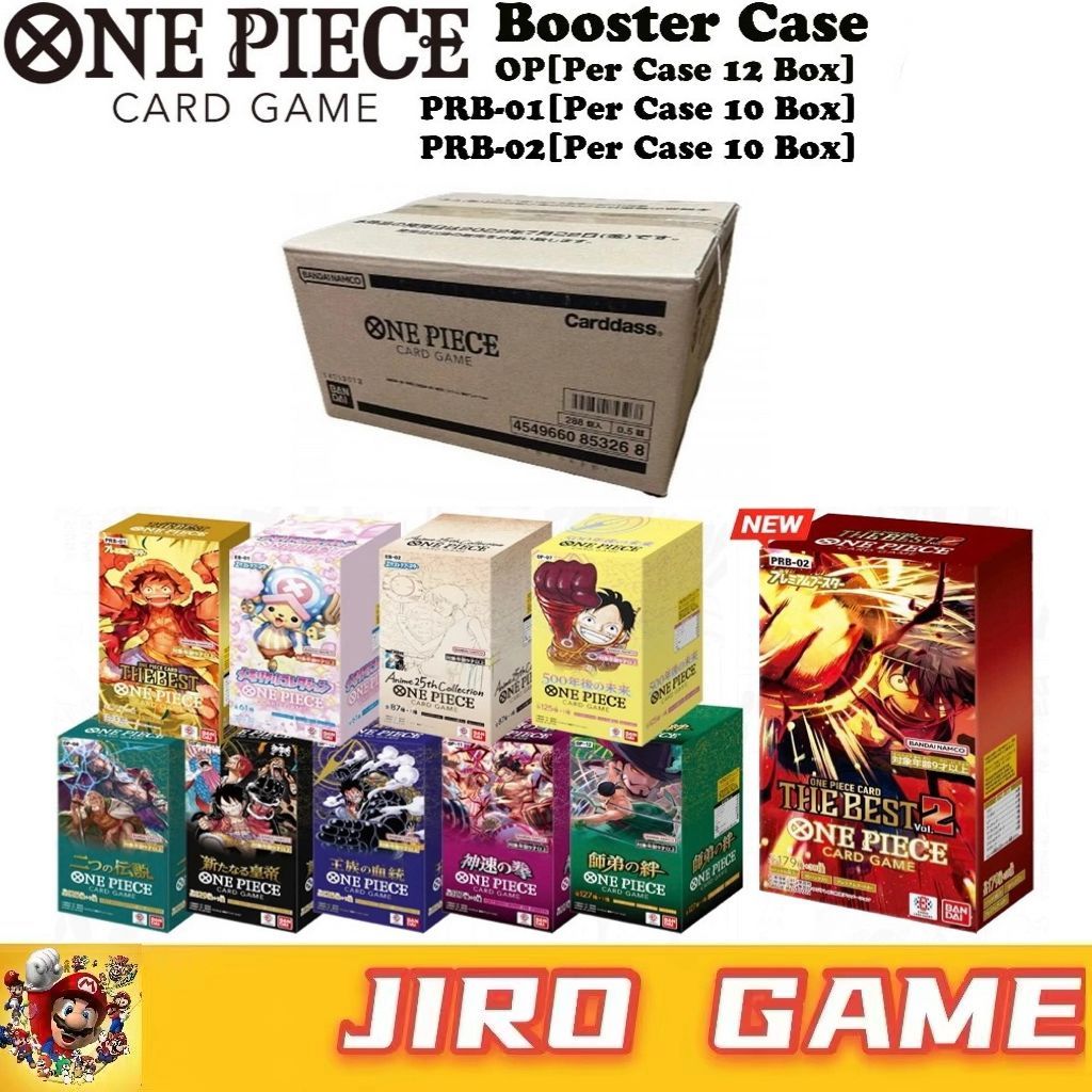 One Piece TCG Booster Case PRB02 / OP12 / OP11 / PRB01 / EB01 / EB02 ...