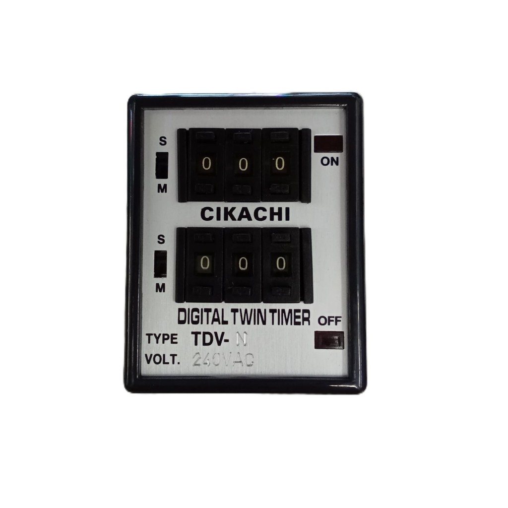 Cikachi TDV-N (Digital Twin Timer) | Shopee Malaysia