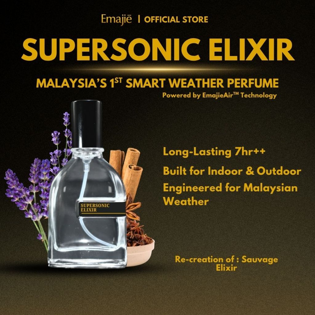 EMAJIE SUPERSONIC ELIXIR Perfume for Men 30ml Long Lasting Muslim ...